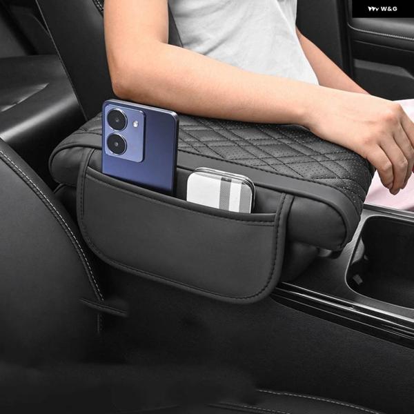 車用 アームレスト ボックス パッド 増設 通気性 センター アームレスト 高さアップ 収納 先進車用カバー カスタム パーツ アクセサリーFilling:COTTONTarget Pet:OtherThickness:StandardPr...