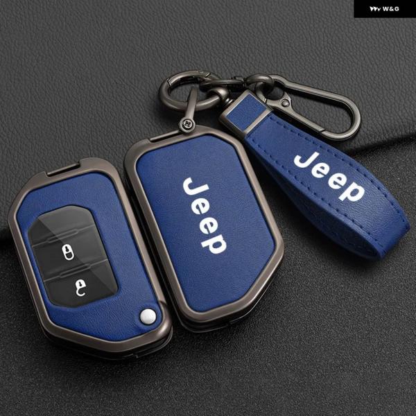車用リモートキーケース カバー プロテクター シェル ジープ グラディエーター JT サハラ JLU ラングラー JL ルビコン 2018 2019 2 3 4 ボタン フリップキー カスタム パーツ アクセサリーHigh-concerne...