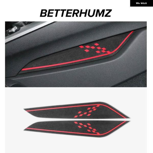 アウディ A4 B9 A5 2017-2024 アルカンターラ センター コンソール サイド トリム ストリップ デカール ステッカー 車内 カスタム パーツ アクセサリーHigh-concerned chemical:NoneSticke...