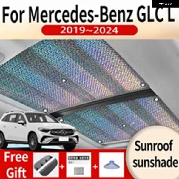 メルセデス ベンツ GLC L 2019~2024 2020 2021 車用サンルーフ サンシェード パノラミック フロントガラス サンシェード 紫外線防止 カスタム パーツ アクセサリーProduct application scenar...