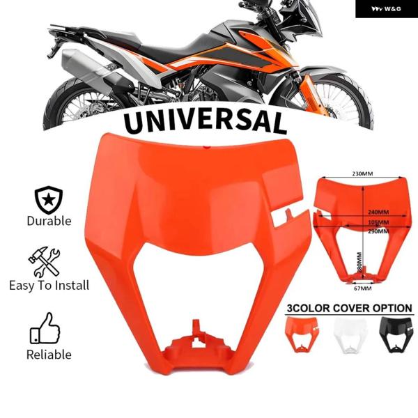 ヘッドライト ヘッドランプ PP カバー マスク KTM EXC SX SXS EXCF XCW SMR 125 150 250 300 525 オートバイ EBIKE パーツ カスタム パーツ アクセサリーProtective parts...