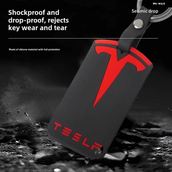 TESLA モデル3 /Y カードキー シリコンカバー TESLA カードカバー カードシェル バックル カスタム パーツ アクセサリーHigh-concerned chemical:NoneSticker Placement:Intern...