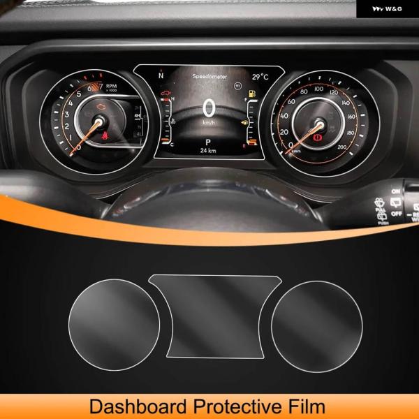 車用 ダッシュボード フィルム ジープ ラングラー JL 2024 2025 ダッシュボード スクリーン ディスプレイ ステッカー 内装 カスタム パーツ アクセサリーHigh-concerned chemical:NoneItem Wei...