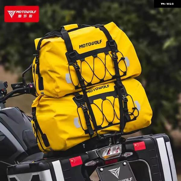 40L/66L バイク サドルバッグ バイク テールバッグ 防水 リアバッグ 大容量 PVC バイク トラベルバッグ カスタム パーツ アクセサリーHigh-concerned chemical:NoneSpecial Features:w...