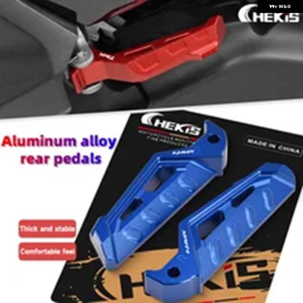 ヤマハ NMAX125/155/160 NMAX NEO/NEO S/NMAX TURBO TECH MAX用 リアペダルパッセンジャーペダル左右滑り止めペダルフットベース カスタム パーツ アクセサリーHigh-concerned che...