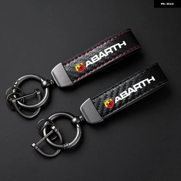 FIAT 124 SPIDER 500 595 695 C用 レザー カーリング キー チェーン 小物入れ キーリング カスタム パーツ アクセサリーHigh-concerned chemical:NoneItem Weight:36gIt...