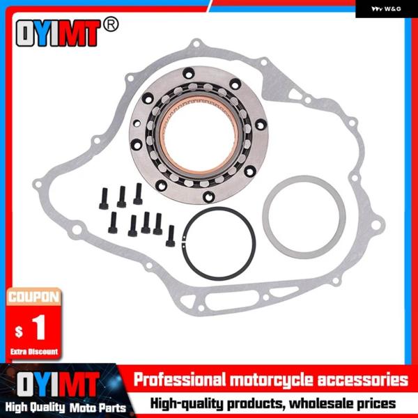 オートバイ ワンウェイスタータークラッチギア アセンブリ ガスケットキット ヤマハ XVS1100 ドラッグスター クラシック XVS11 シルバラード ミッドナイト BT1100用 カスタム パーツ アクセサリーHigh-concerne...