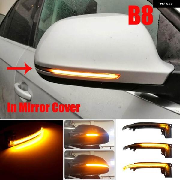 アウディ A4 A5 B8 S4 S5 Q3 SQ3 A3 8P A6 C6 4F S6 A8 D3 8K LED ダイナミックウィンカー ブリンカーシーケンシャルサイドミラー インジケーター ライト カスタム パーツ アクセサリーHigh...