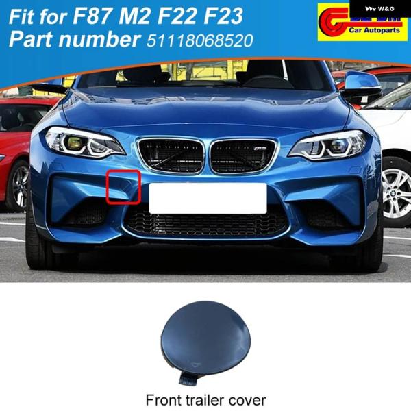 車用フロント バンパー 牽引フックアイトレーラーカバー BMW F87 M2 F22 F23 51118068520 51118073508 51128068537 51128061606 51128061605 カスタム パーツ アクセサ...