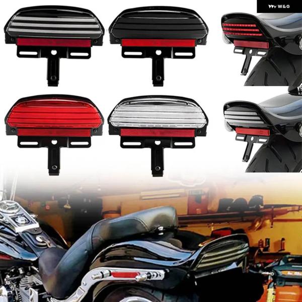 バイク LED テールライト トライバー リアフェンダー テールランプ ブレーキライト ハーレー ダイナ ファットボブ ソフテイル FXSTB FXSTC カスタム パーツ アクセサリーBattery Included:NoHigh-con...