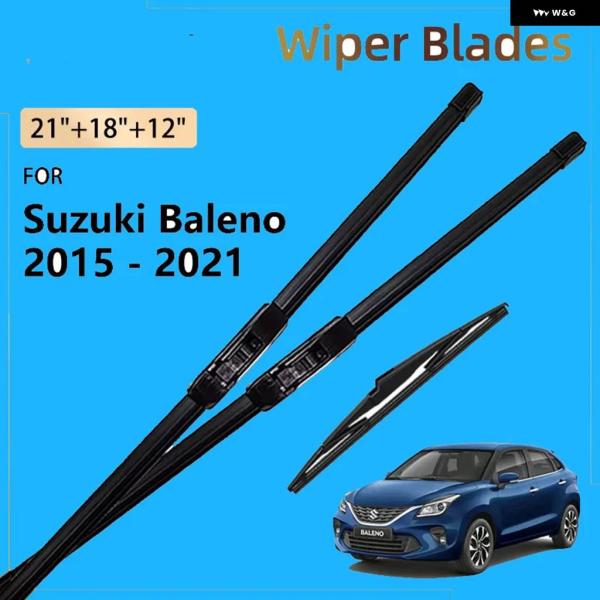 3X 車用 フロントリア ワイパー ブレード BALENO WB 2015 - 21 NAT ラバー カスタム パーツ アクセサリーHigh-concerned chemical:NonePlacement:FRONTMaterial:Ru...