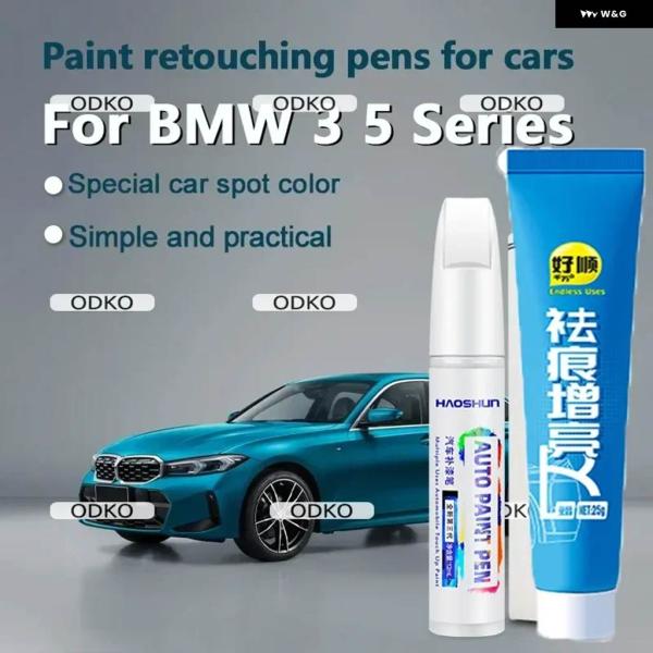 BMW 1 2 3 4 5シリーズ用 ペイント補修ペン クリアコートペン アルパインホワイト ミネラルホワイト ペイント補修キット カスタム パーツ アクセサリーHigh-concerned chemical:NoneType:PenOri...
