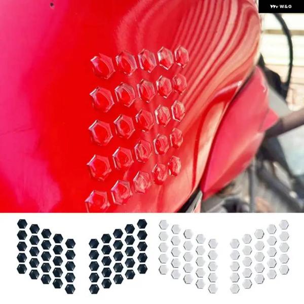2シート 傷防止 バイク ステッカー バイク パッド 3D 六角形 防水 ゴム ステッカー 塗装 カスタム パーツ アクセサリーHigh-concerned chemical:NoneMaterial:PlasticOrigin:Mainl...