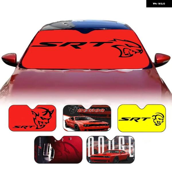 SRT 車用ソーラープロテクション ヒーター フロントガラス サンシェード 窓 フロントガラス カバー サンシェード サンバイザー カスタム パーツ アクセサリーProduct application scenarios:OtherCraf...