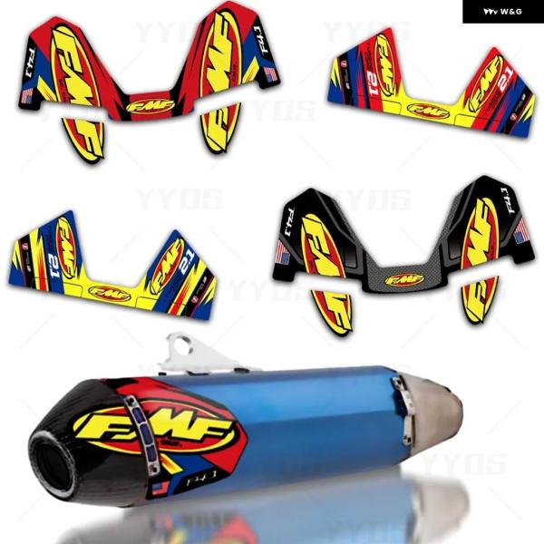 FMF SO CALIIF POWERCORE 2T 4T オートバイ 装飾 レーシングマフラー ステッカー 防水 PVC デカール カスタム パーツ アクセサリーHigh-concerned chemical:NoneBrand Name...