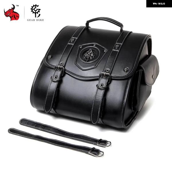 レトロ バイク リアシートバッグ バイク テール ストレージバッグ 防水 モト バックシートバッグ ストレージツール 31L カスタム パーツ アクセサリーHigh-concerned chemical:NoneItem Diameter:...