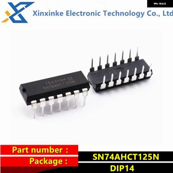 10個 SN74AHCT125N DIP-14 バッファ ラインドライバ トライステート クワッドバスチップ ロジック IC カスタム パーツ アクセサリーQuantity:5High-concerned chemical:NonePack...