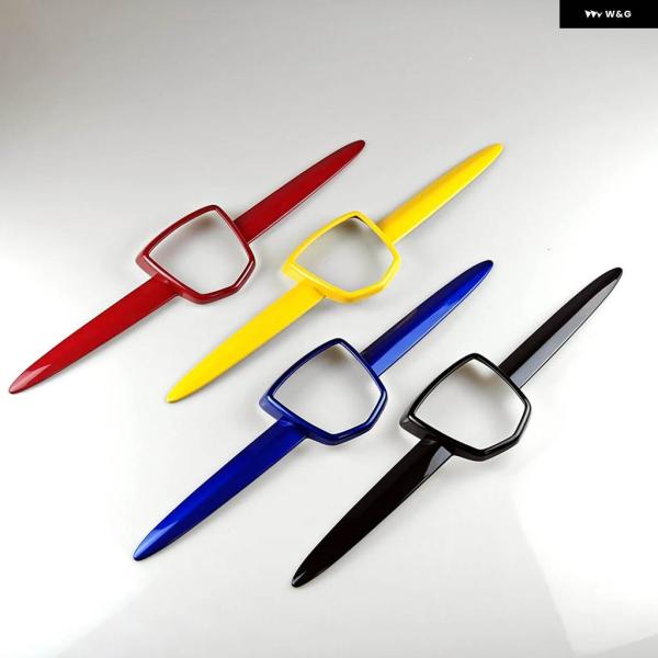 ABS 貼り付け式 ウィスカー グリル バッジ トリム ブートハンドルリッド FIAT 500 595 695用 カスタム パーツ アクセサリーHigh-concerned chemical:NonePlacement on Vehicle...