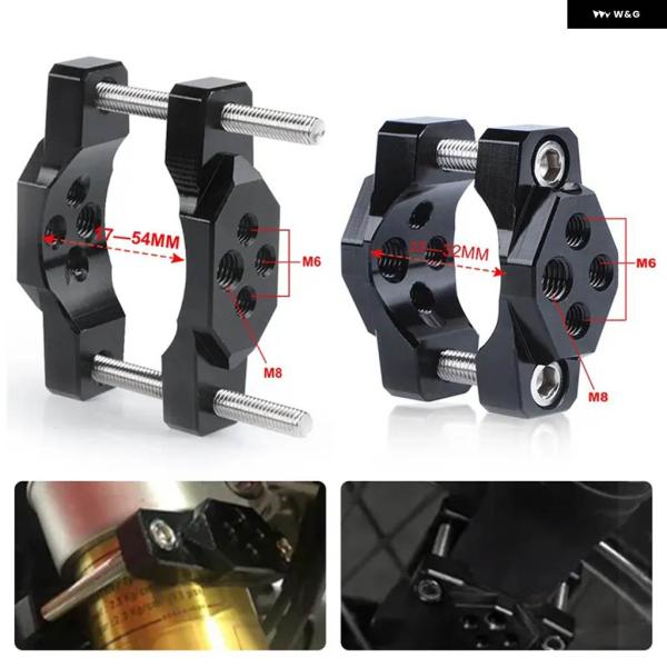 17-54MM/22-32MM オートバイ スポットライト ブラケット ハンドルバー バンパー クランプ ヘッドライト フォグランプ ホルダー 圧力コード ステント カスタム パーツ アクセサリーHigh-concerned chemica...