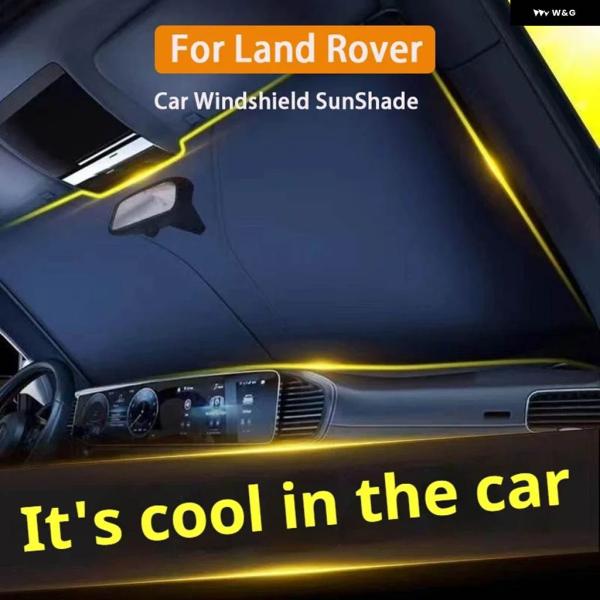 ランドローバー レンジローバー スポーツ イヴォーク フリーランダー ディフェンダー ディスカバリー用 車用 フロントガラス サンシェード サンバイザー UVカットパーツ カスタム パーツ アクセサリーProduct application...