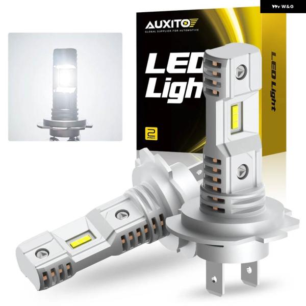 2個 H7 LED 車用 ヘッドライト バルブ ファンなし 6500K ホワイト CSPチップ H7 フォグランプ ヘッドランプ 車用 VW パサート ゴルフ 7 ポロ アウディ カスタム パーツ アクセサリーHigh-concerned ...