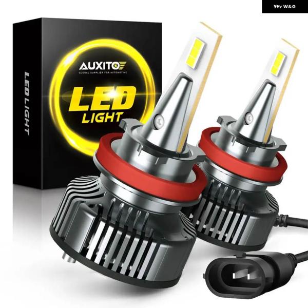 2個 H11 H8 H9 車用LED ヘッドライト 16000LM CANBUS H7 9006 HB4 9012 HIR2 ドライビング ヘッドライト バルブ H4 9005 HB3 ハイ/ロービーム カスタム パーツ アクセサリーHig...