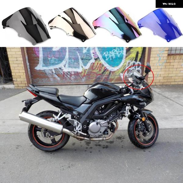 SV650S 2003-2012/SV1000S 2003-2008用 オートバイ フロントウインドシールド/ ウインドスクリーン カスタム パーツ アクセサリーHigh-concerned chemical:NoneItem Weight...