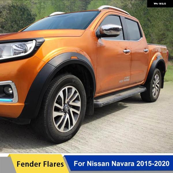 フェンダーフレア ホイールアーチ リフレクター 日産 ナバラ NP300 フロンティア 2015-2020 マッドガード ダブルキャブ オフロードカー カスタム パーツ アクセサリーHigh-concerned chemical:NoneS...
