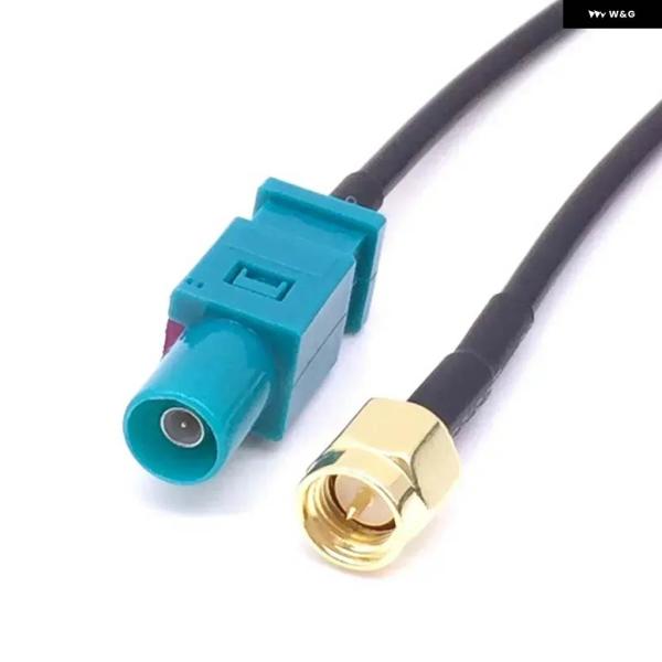 RG174 15CMアンテナ アダプター ケーブル FAKRA-Zオス-SMAオス GSM GPS DAB FM AM ステレオ ラジオ アンテナ カスタム パーツ アクセサリーHigh-concerned chemical:NoneOri...