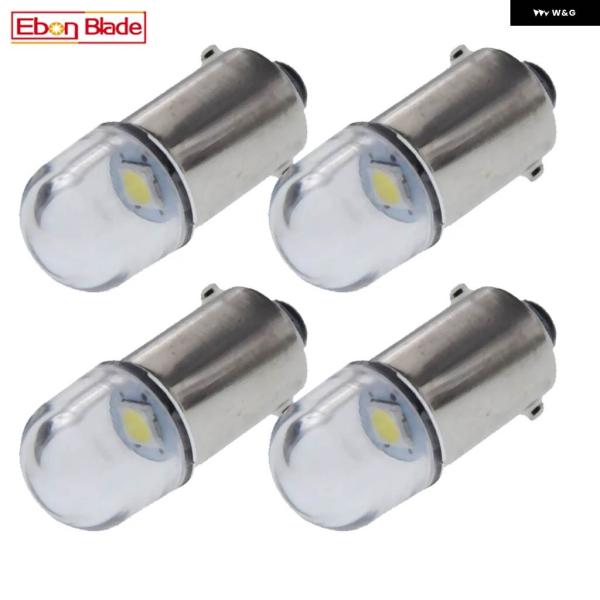 4個BA9S T4W BAX9S H6W BAY9S H21W LED 電球 6V 12V 車内ドームライト トランク ライト バイク サイド パーキング ランプ 暖色/白色 カスタム パーツ アクセサリーHigh-concerned ch...