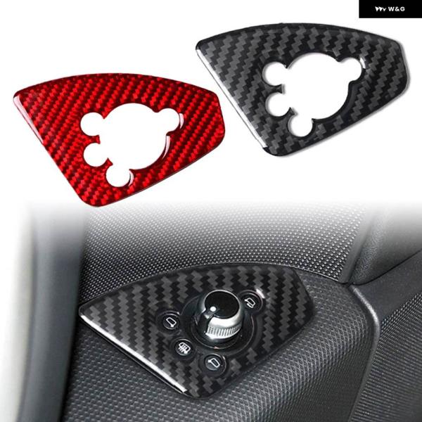 カーボン車内ドアロック ボタン カバー トリム アウディ TT 8N 8J MK1 MK2 MK3 TTRS 2008-2014 デラックス 左ハンドル カスタム パーツ アクセサリーHigh-concerned chemical:None...