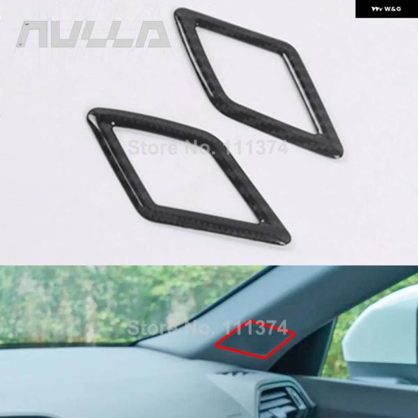 アウディ Q3 F3 2019 - 23 Aピラー スピーカー フレーム カバー トリム ABS カーボン カスタム パーツ アクセサリーHigh-concerned chemical:NoneBrand Name:NULLAOrigin:...