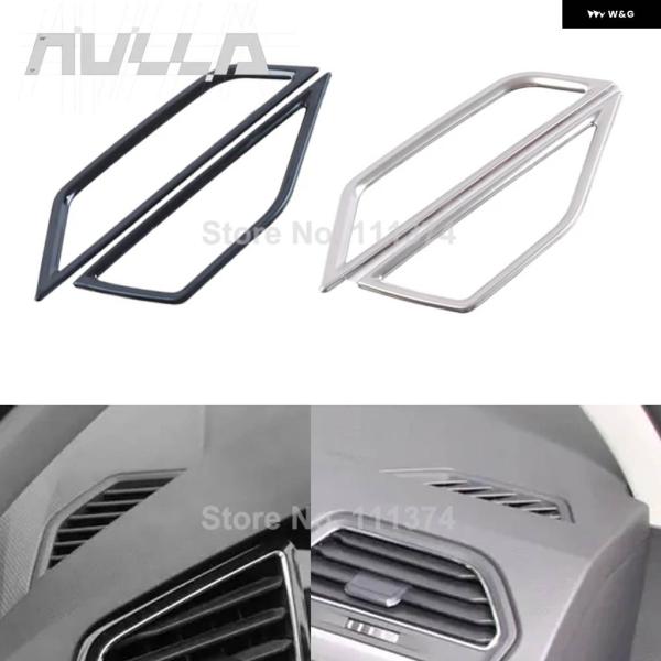 フォルクスワーゲン VW ティグアン L MK2 2016 - 2023 センター コンソール エアコン カバー トリム ステンレス カスタム パーツ アクセサリーHigh-concerned chemical:NoneBrand Name...