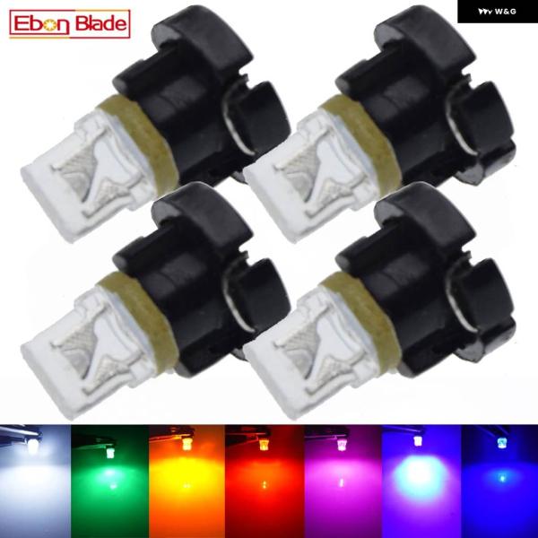 4個T3 LED 8MM バルブ COB 1SMD LED 車載計器 パネル ランプ ダッシュボード ハザード表示ウェッジライト 7色 パープル カスタム パーツ アクセサリーVehicle Brands/Model:UniversalVo...
