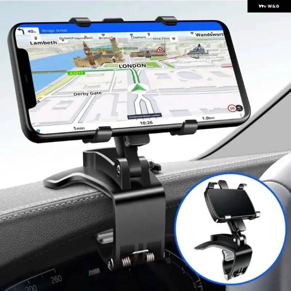 360度車載 ダッシュボード スマートフォン ブラケット 車載クリップ マウント ダッシュボード GPSモバイル車載 ホルダー 電話 スタンド カスタム パーツ アクセサリーSpecial Features:Lightweight,Adju...