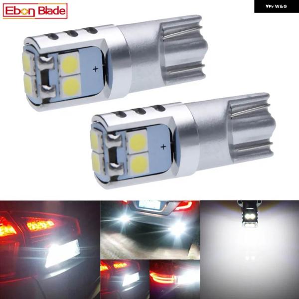 2個T10 LED W5W LED ランプ カー スタイリング 12V 24V 3030 SMD LED T10 W5W 電球 5W5ライト W5W T10 ホワイト 6000K カスタム パーツ アクセサリーHigh-concerned ...