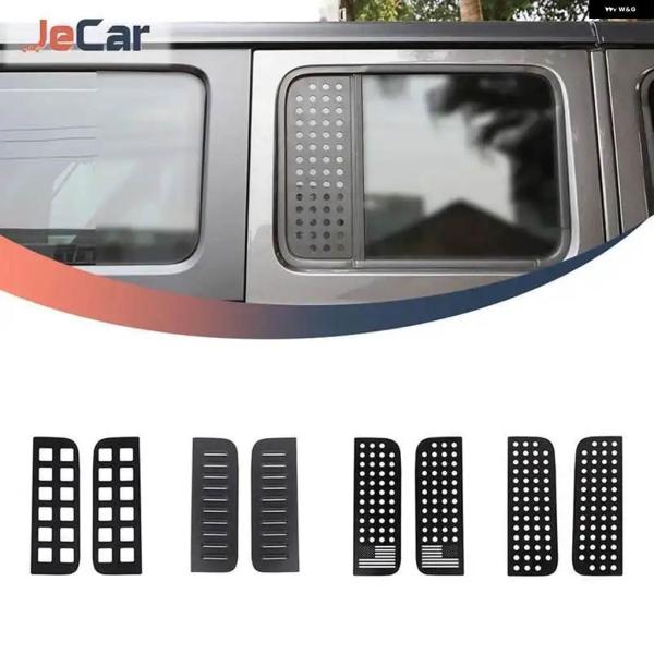 車用 リアスモールウィンドウ ステッカー アメリカ国旗柄 デコレーション ジープ ラングラー JL/グラディエーター JT 2018 4ドア アクセサリー カスタム パーツ アクセサリーHigh-concerned chemical:Non...