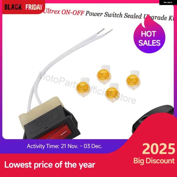 オン/オフ密閉型電源スイッチコネクタ キット MINN KOTA ULTREX 2044022 / 2774018 密閉型電源スイッチ カスタム パーツ アクセサリーHigh-concerned chemical:NoneOrigin:Ma...