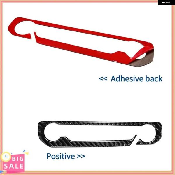 カーボン ステッカー フォード マスタング GT 2024 2025 車用セントラル コントロール スター ボタン カバー トリム インテリア アクセサリー カスタム パーツ アクセサリーHigh-concerned chemical:No...