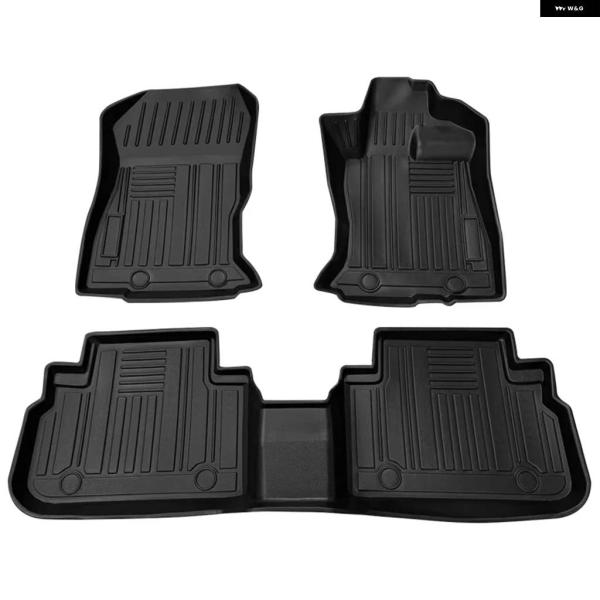 3D TPE RHD フロアカーマット スバル フォレスター SK 2019 - 23 車用フロアライナートレイ フット パッド カーペットマット アクセサリー カスタム パーツ アクセサリーFloor Mats Type:Rubber M...