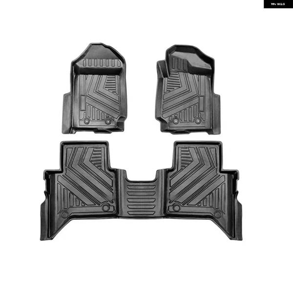 3D TPE LHD RHD 車用フロアマット フォード レンジャー T9 PX4 2022 2023 車用フロアライナートレイ フット パッド カーペット ピックアップ 4X4 アクセサリー カスタム パーツ アクセサリーFloor Ma...