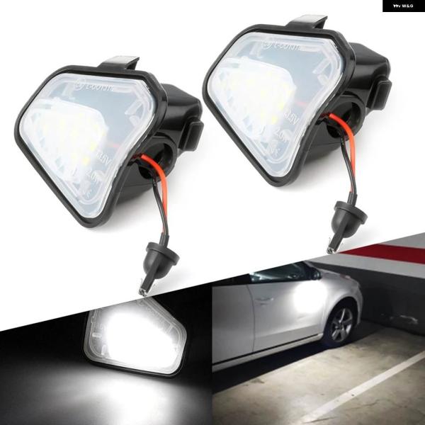 フォルクスワーゲン VW EOS パサート B7 CC 4MOTION サンタナ シロッコ ジェッタ LED パドルライト 電球 アンダーサイドミラー ライトランプ 12V 2個 カスタム パーツ アクセサリーHigh-concerned ...