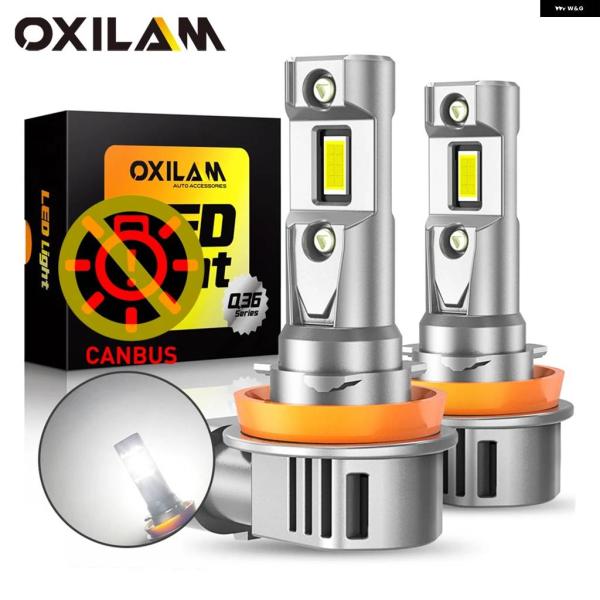 2個 H11 LED ヘッドライト ターボ ホワイト 60W ハイパワー H8 H9 H11 LED ヘッドライト キット トヨタ フォード VW 16000LM 12V カスタム パーツ アクセサリーHigh-concerned chem...