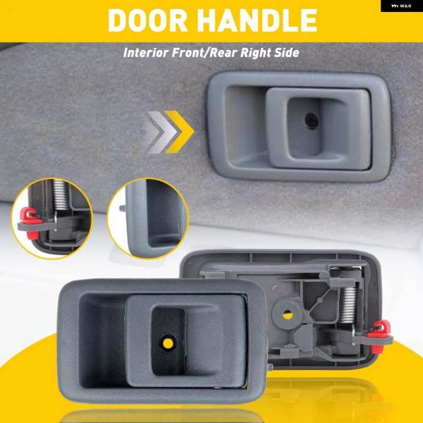 インテリア ドアハンドル トヨタ タコマ 2001/04/01 カムリ 1987-1991 4ランナー 1996-2002 ターセル 1991-1999 カーアクセサリー カスタム パーツ アクセサリーHigh-concerned chem...