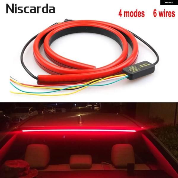 3RD ブレーキライト バー リアテール レッドストリップ 多機能ハイ マウント リバースストップシグナルハザード灯 カスタム パーツ アクセサリーFor Vehicle Brands/Model:UniversalVoltage:12 V...