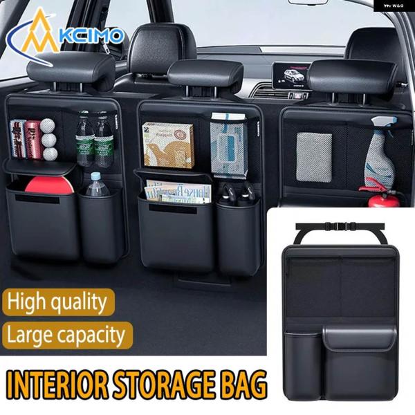 車用 トランク レザー 収納 バッグ マルチポケット シートバックツール オーガナイザー 車内 収納 バッグ SUV MPV カスタム パーツ アクセサリーHigh-concerned chemical:NoneType:Seat Back...