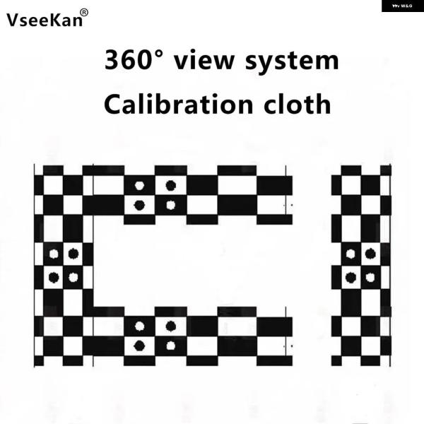 自動補正 トレーシングポイント 車 360 パノラマサラウンドビュー映像 システム ワン ボタン 自動キャリブレーション カスタム パーツ アクセサリーHigh-concerned chemical:NoneMonitor Area:Sid...