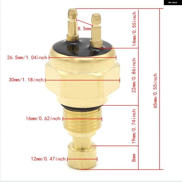 KFX 700 バイク 水温センサー カワサキ KFX700 V-FORCE KSV700 プレーリー 700 4X4 KVF750 BRUTE FORCE 750 4X4I カスタム パーツ アクセサリーHigh-concerned ch...