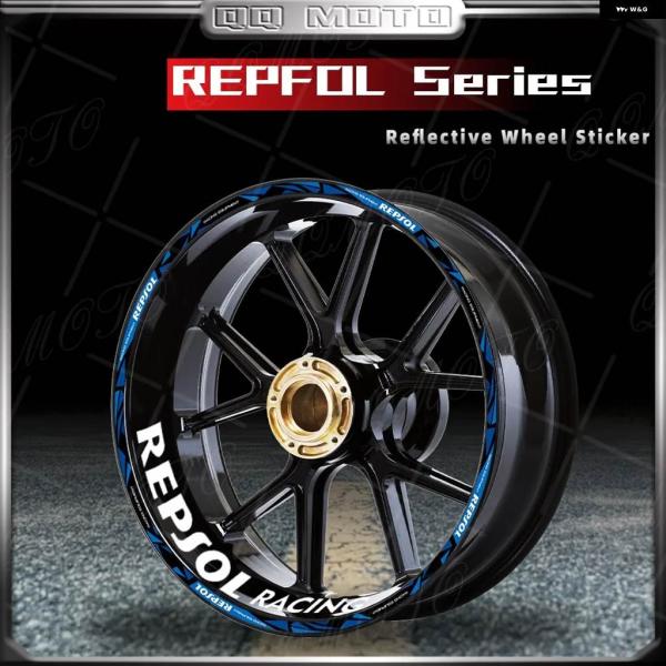 CBR 1100 CBR1000/600RR 125 CBR650/500/300/250 R 反射型 オートバイ ホイール ステッカー ストライプテープ アクセサリー デカール カスタム パーツ アクセサリーHigh-concerned ...
