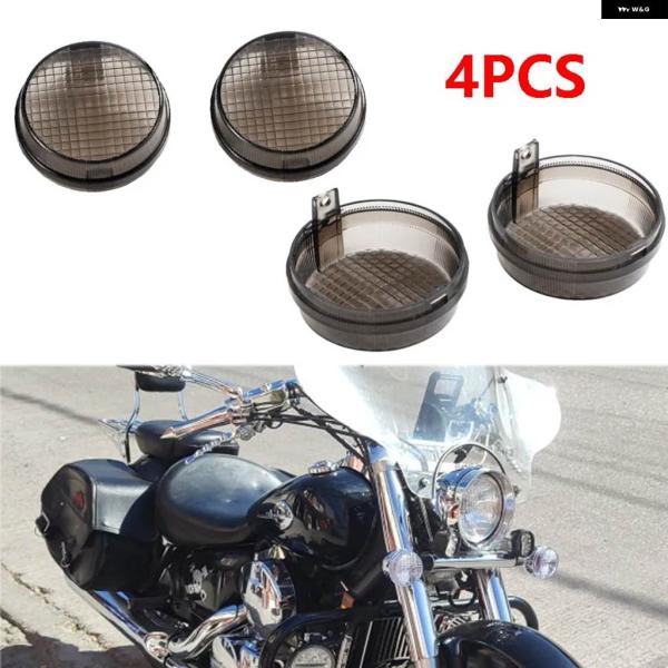 ホンダ シャドウスピリットVT750VT750VULCAN VN 2000 / 1600 クラシック 2.75インチ オートバイ ウィンカーライト レンズ カバー カスタム パーツ アクセサリーBattery Included:NoHigh...